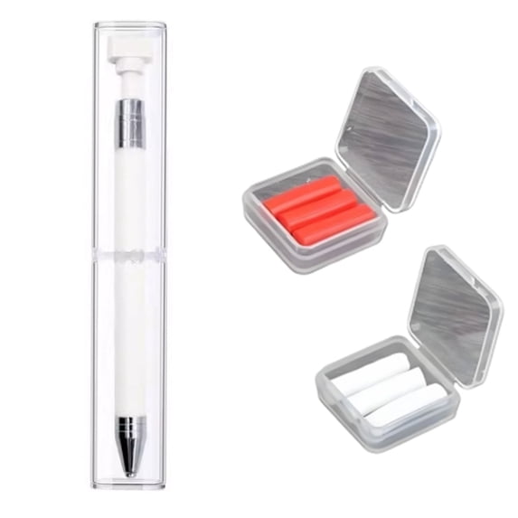 Automatic Refillable Wax Pen, Refillable Diamond Art Pen with 6 Refill ...