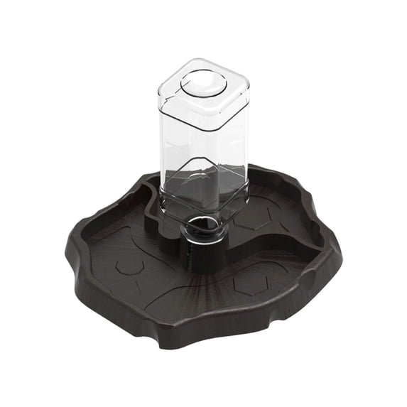 Automatic Reptile Water Dispenser and Feed Bowl with Built-In Reservoir ...