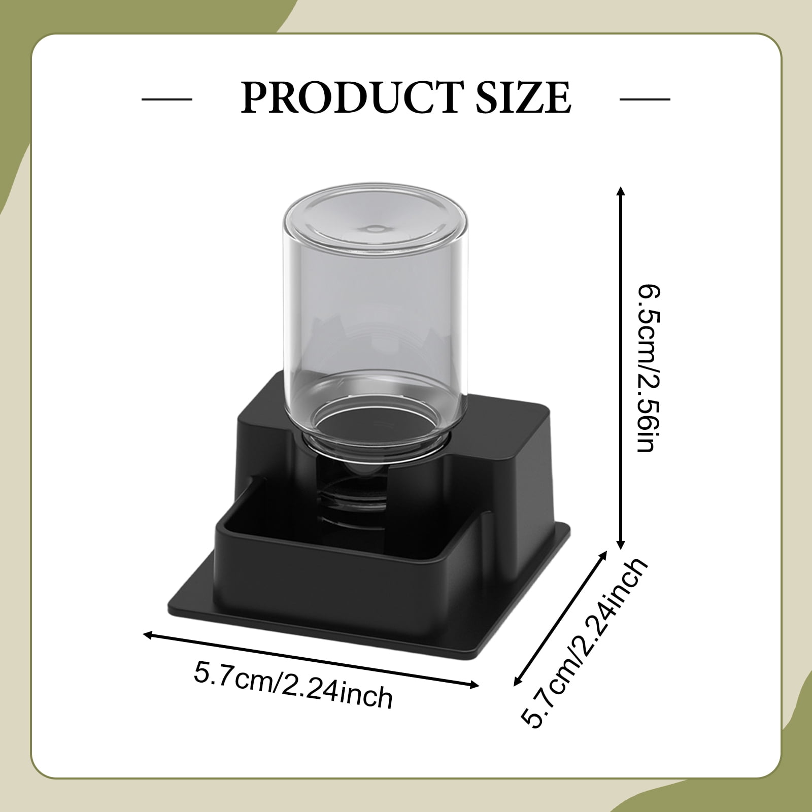 Automatic Reptile Water Dish Decorative with Bottle for Geckos,Tortoise ...