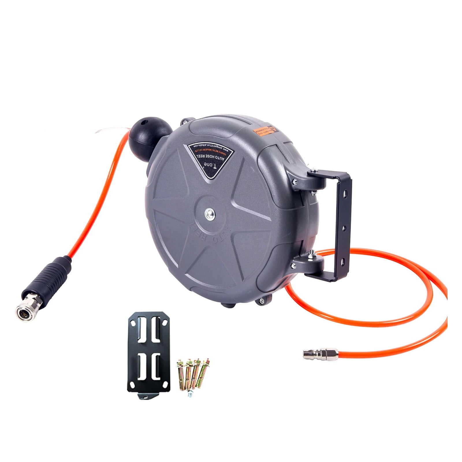 Automatic Retractable Hose Reel 180° Swivel Bracket Input Tube 1M ...