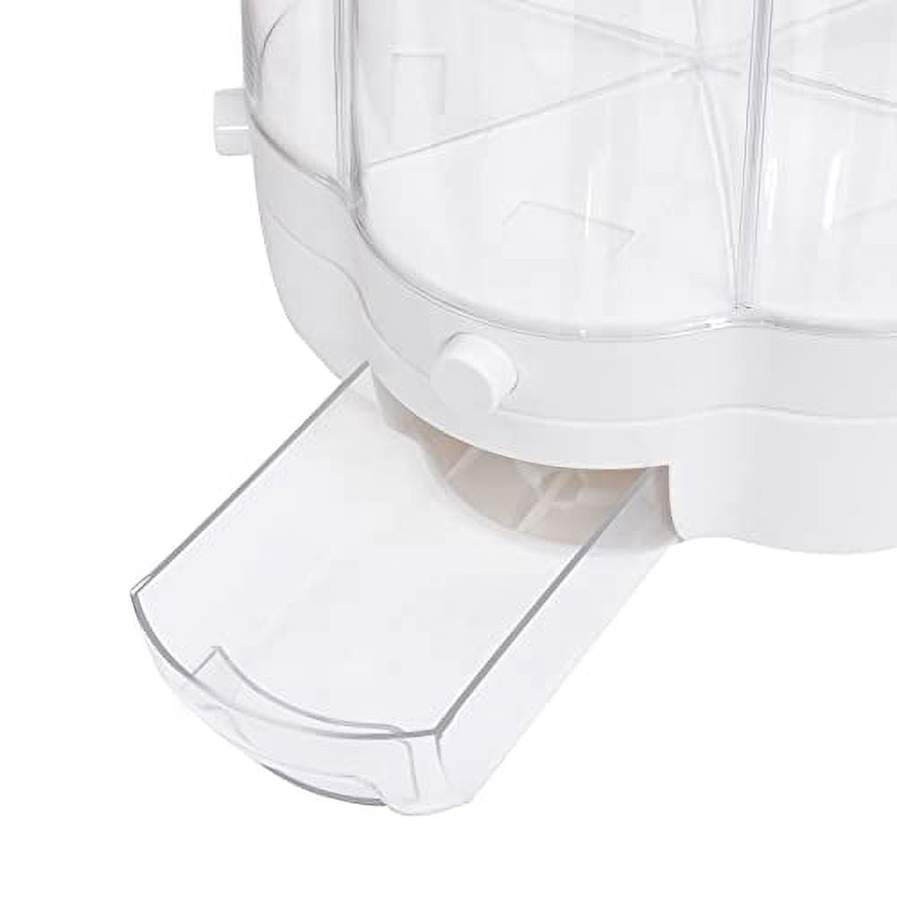 Automatic Rice Dispenser Grain Storage 27LBS,360° rotatable Household ...