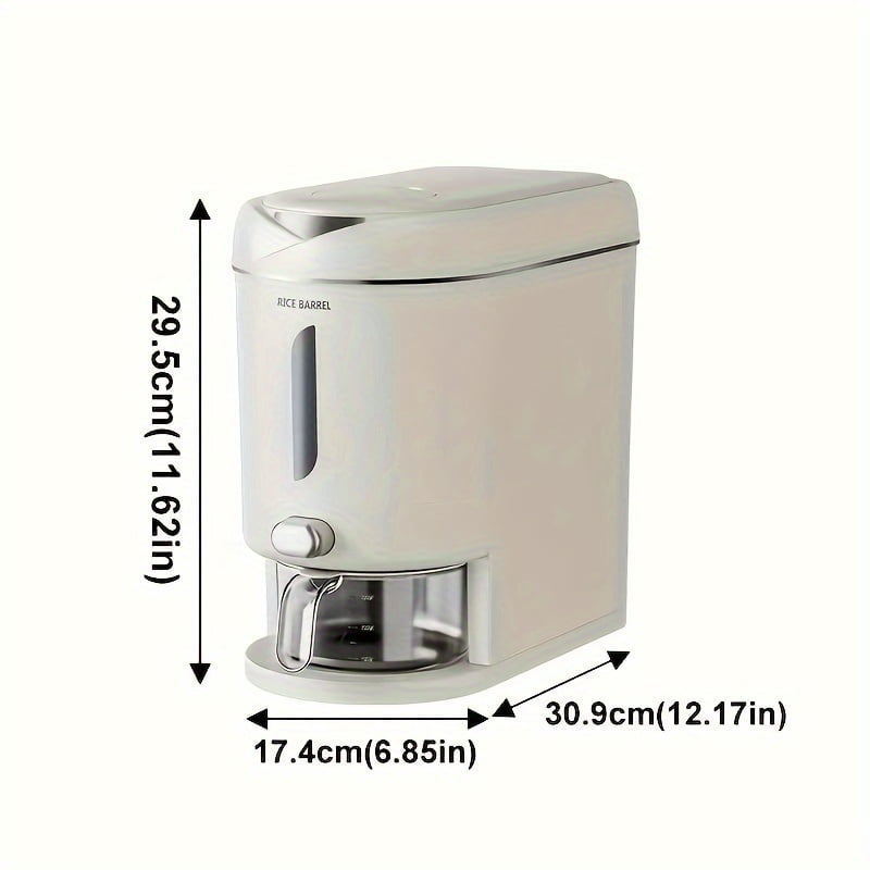 [Automatic Rice Dispenser] Moisture-Proof Large Capacity Automatic Rice ...