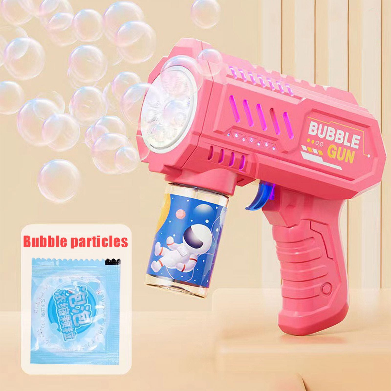 Automatic Rocket Bubble Machine with Bubble Solution for Kids Beach and ...