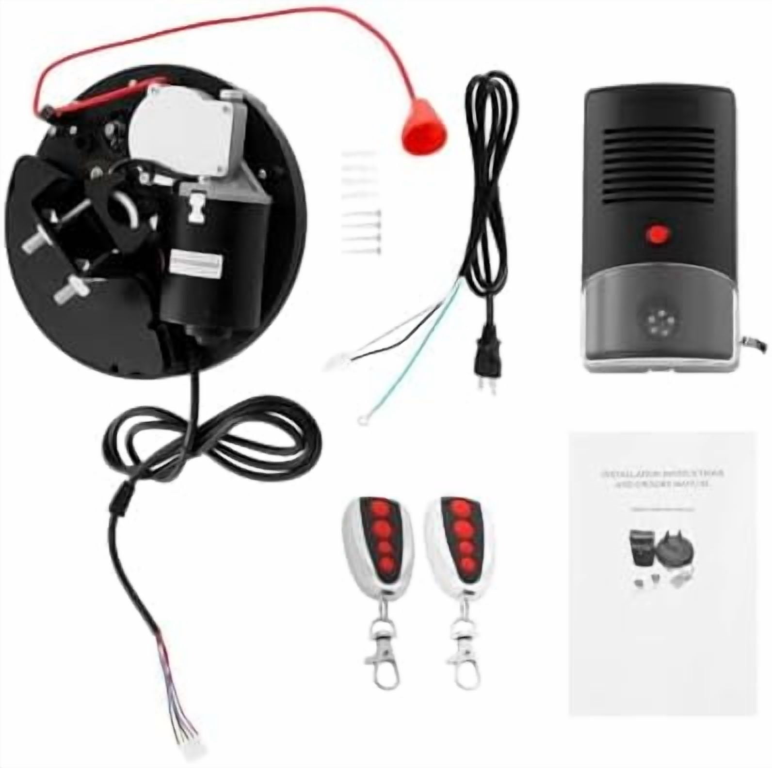 Automatic Roller Door Opener, 110V 80W Electric Roll Up Garage Door ...