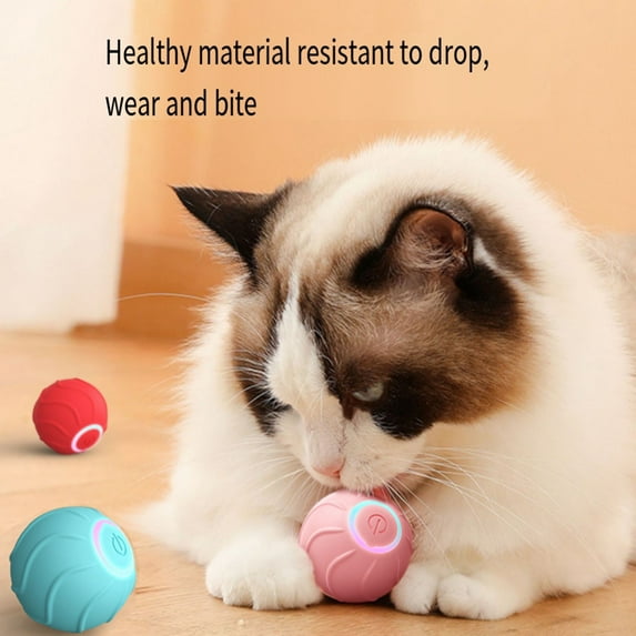 Automatic Rolling Ball for Dogs, Interactive Self-Moving Toy with 2 ...
