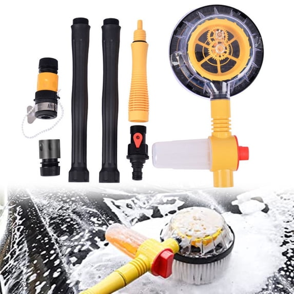 Automatic Rotating Car Wash Brush Kit 360° Rotating High Pressure ...