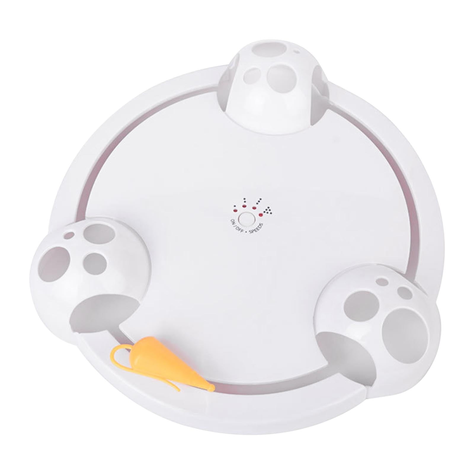 Automatic Rotating Cat Turntable Toy With Scratching Mouse Game Disc ...
