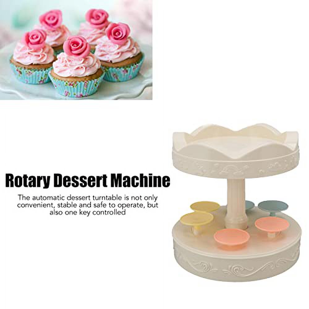 Automatic Rotating Dessert Machine, 6 Trays Double Layer Cupcake ...