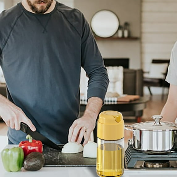 Automatic Sealing Glass Oil Dispenser Kitchen Bottle for Cooking Oil ...