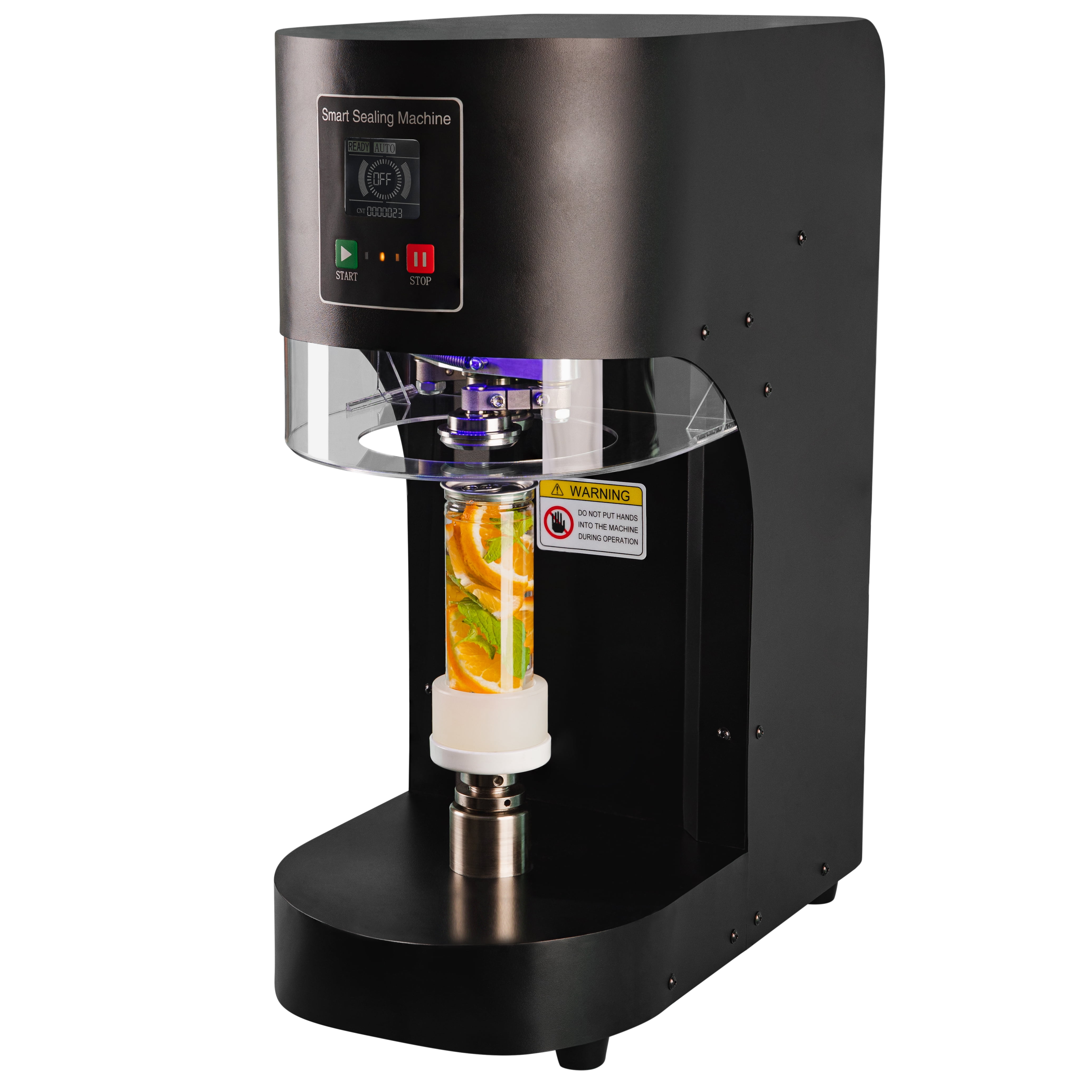 Hammont Automatic Cup Sealer - Tin Top Machine for 8, 12, 16oz Cans ...