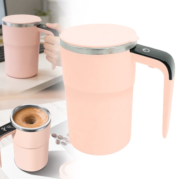 Automatic Self-Stirring Coffee Mug, 13.5oz Rechargeable Stainless Steel ...