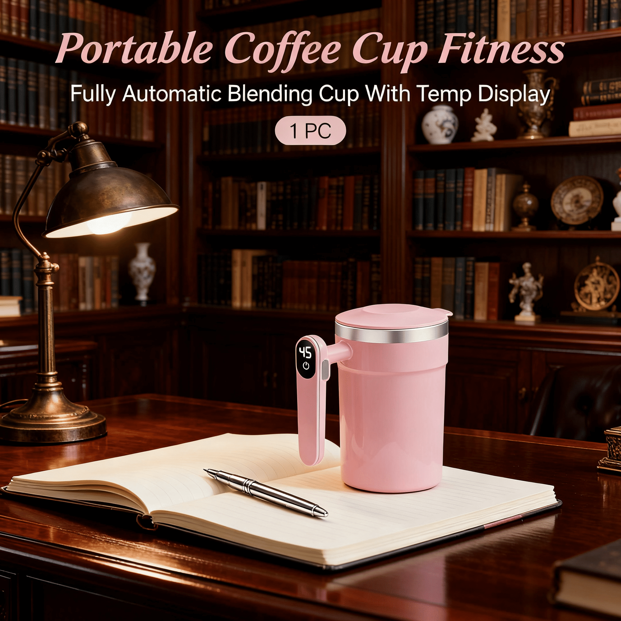 Automatic Self-Stirring Coffee Mug with Temperature Control ...