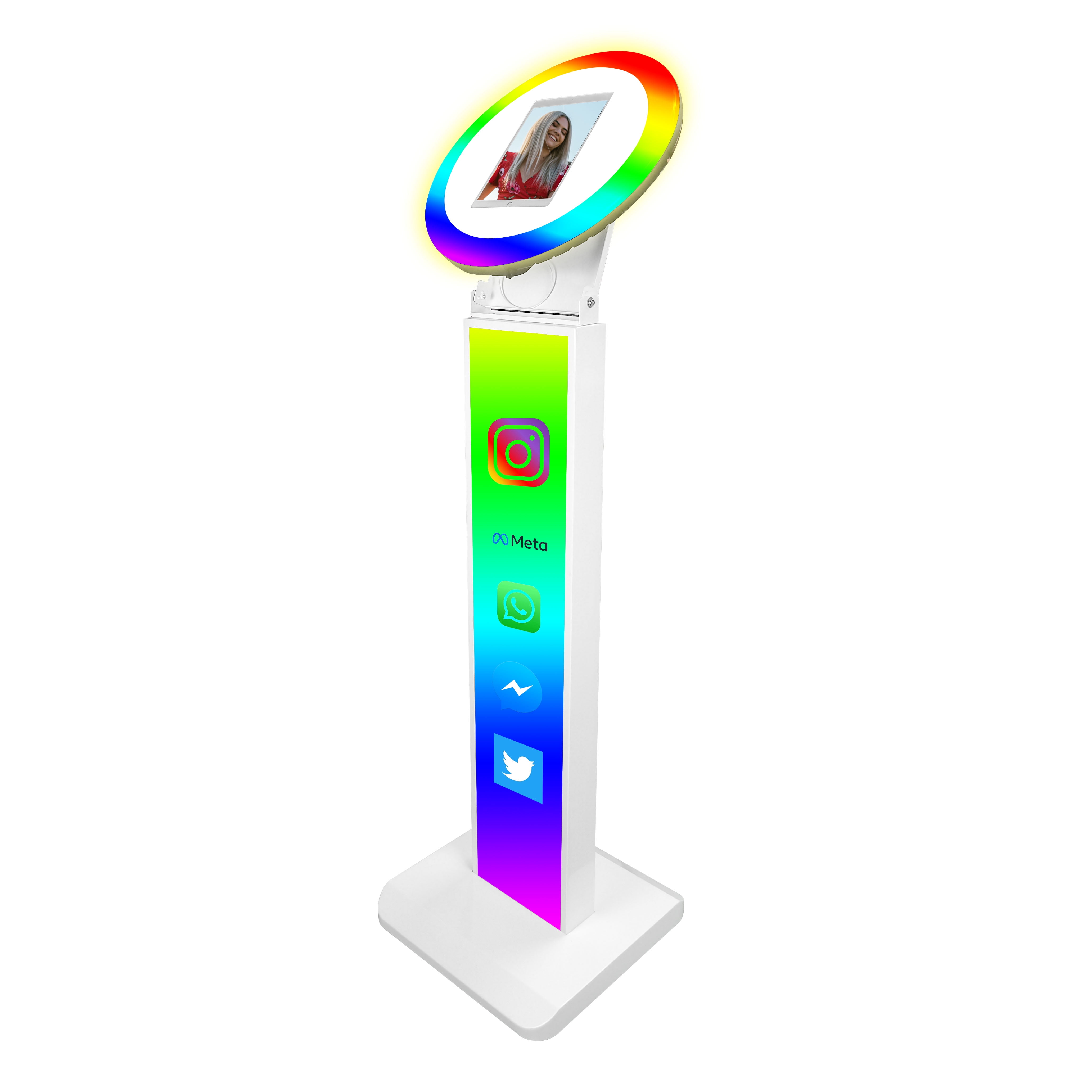 Automatic Selfie 12.9 inch Ipad Photo Booth Floor Stand Selfie PhotoBooth for Wedding Party ...