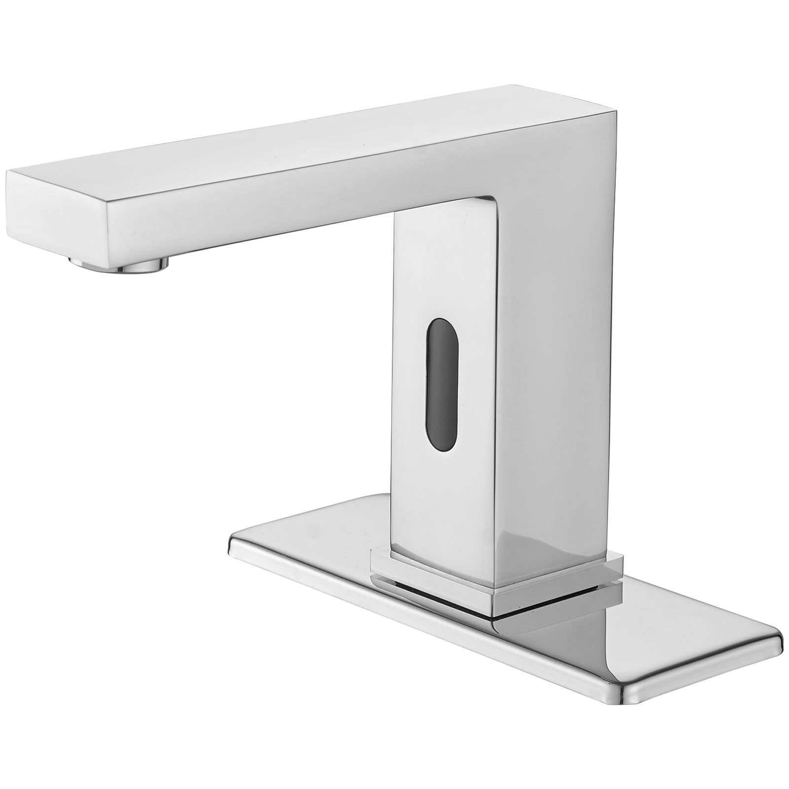 Automatic Sensor Touchless Bathroom Sink Faucet With Deck Plate In ...