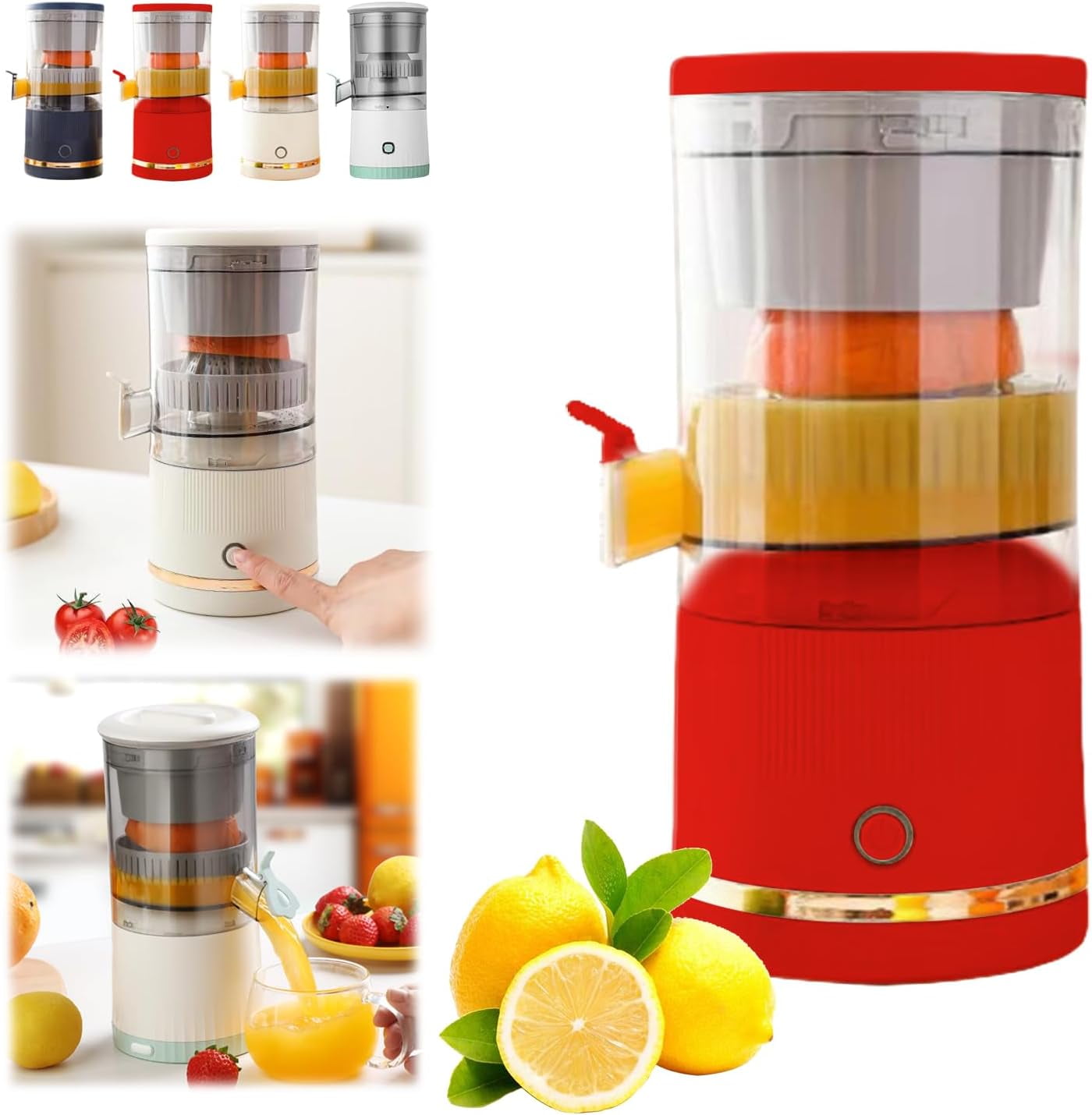 Automatic Separation Juicer, Rechargeable Juicer Machine Vegetable and ...