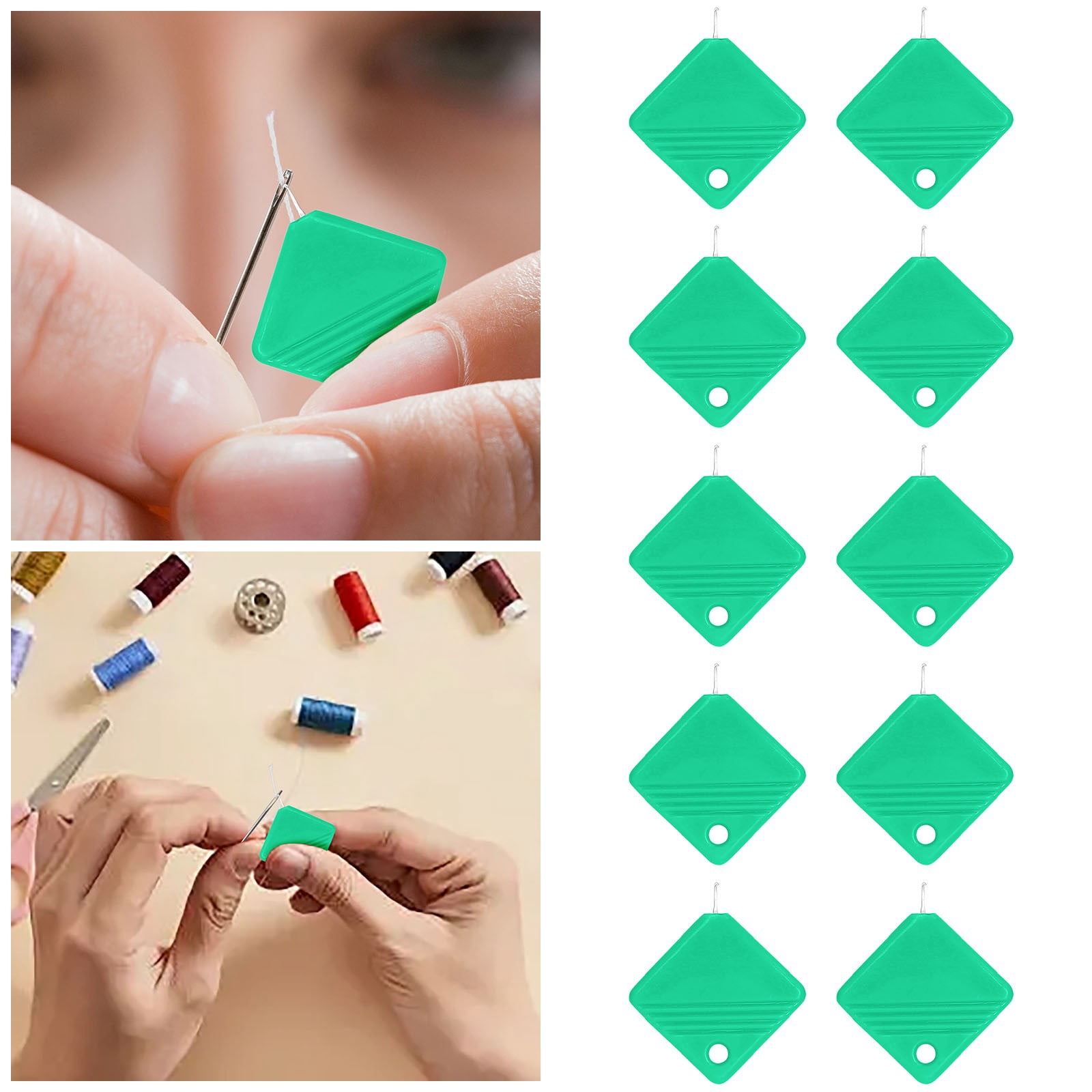 Automatic Sewing Needle Threader Tool Kit Universal Quick Threading ...
