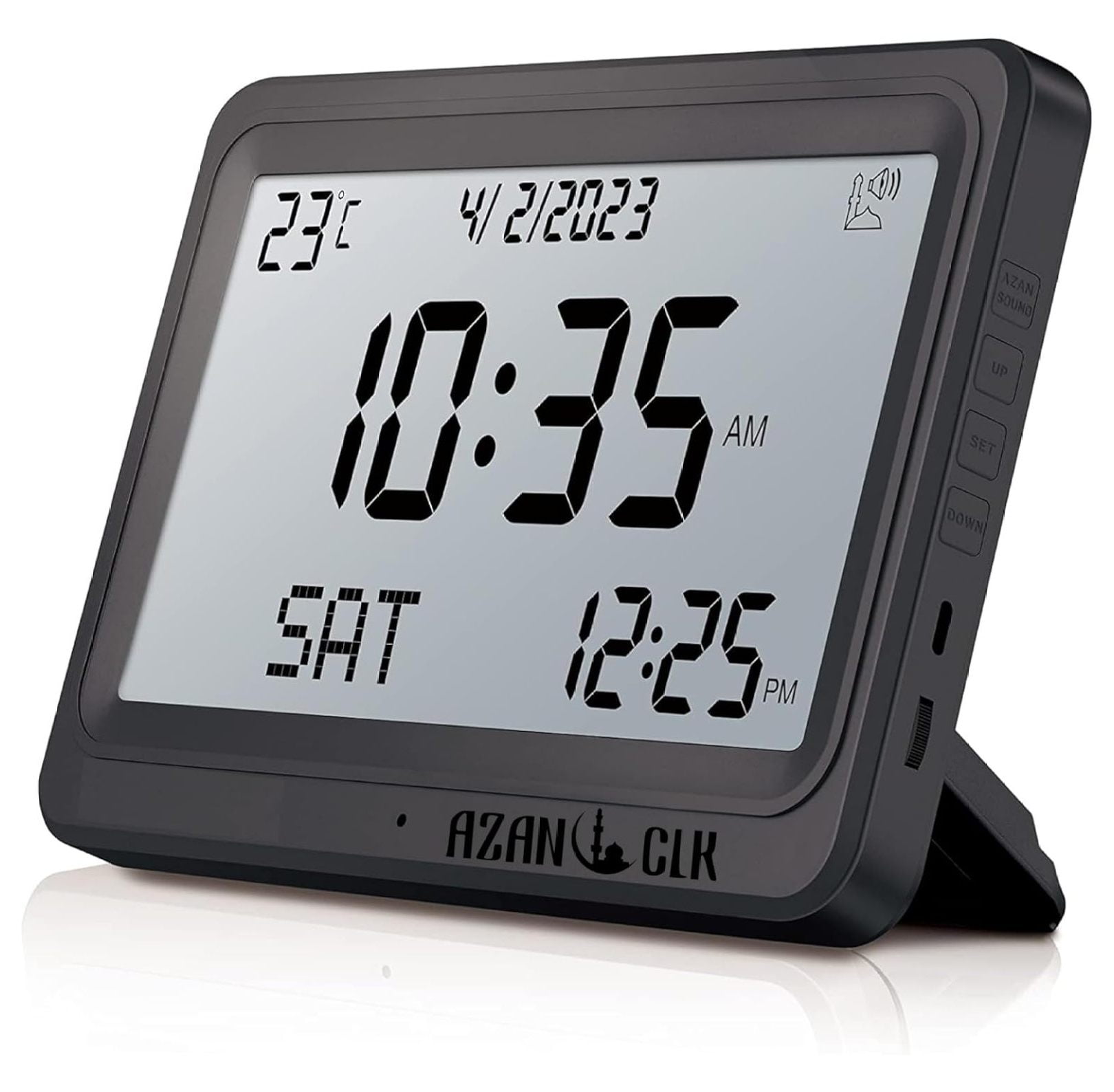 Automatic Shia Islamic Digital Wall and Desk Athan Clock | 21 Azan ...