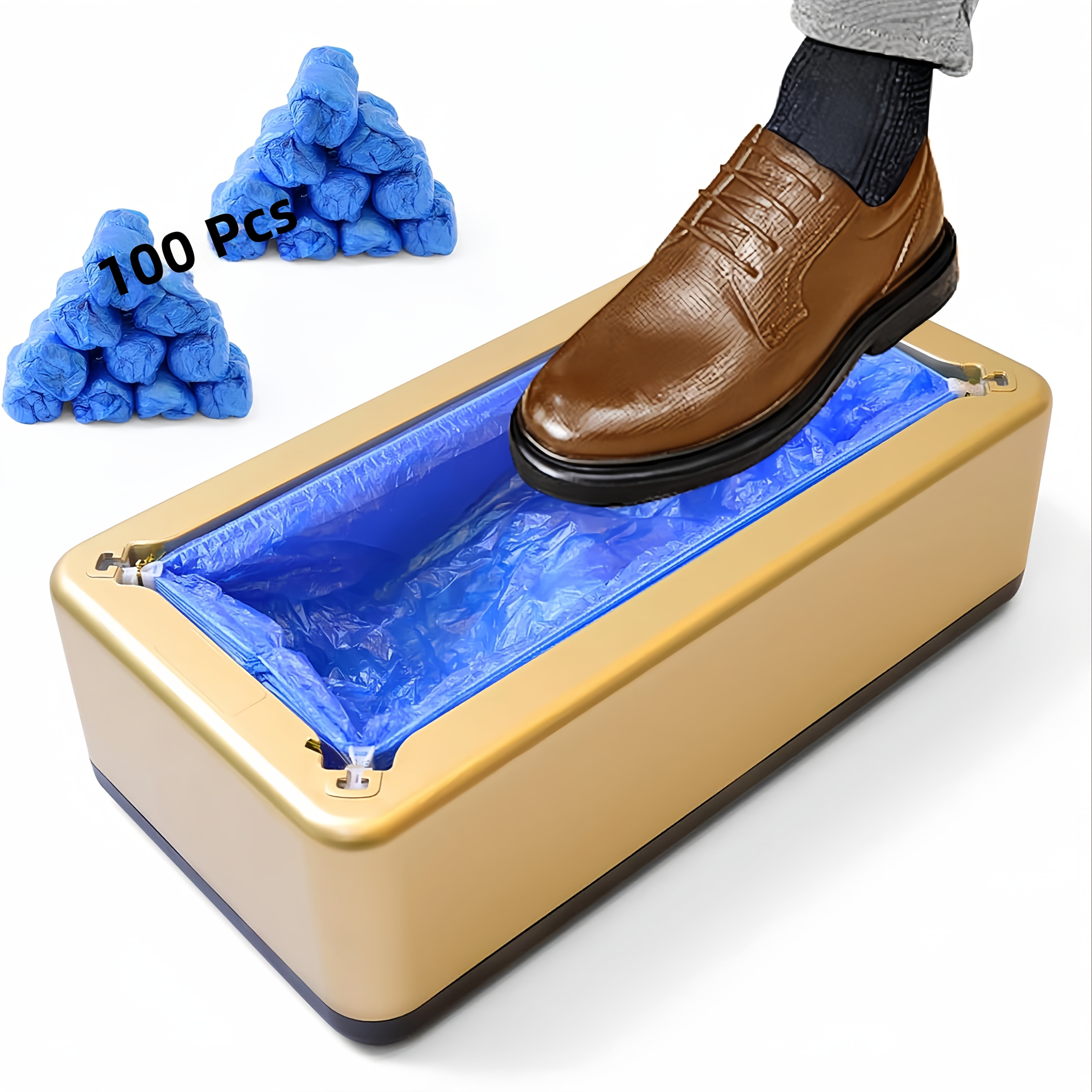 Automatic Shoe Cover Dispenser with 100 Covers | Touch-Free Waterproof ...