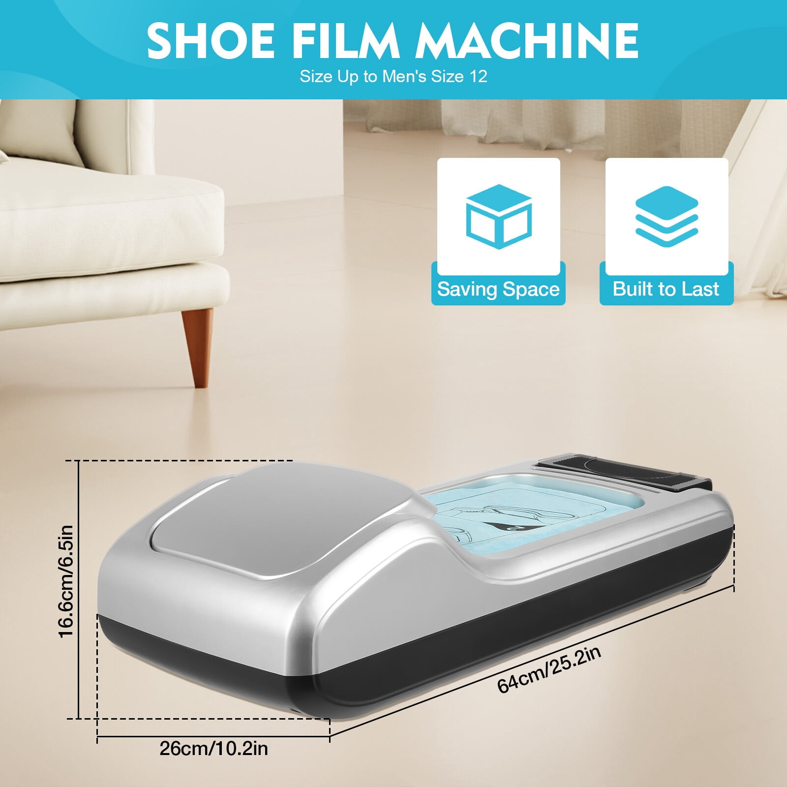 Automatic Shoe Cover Dispenser Machine, Smart Shoe Film Machine with ...