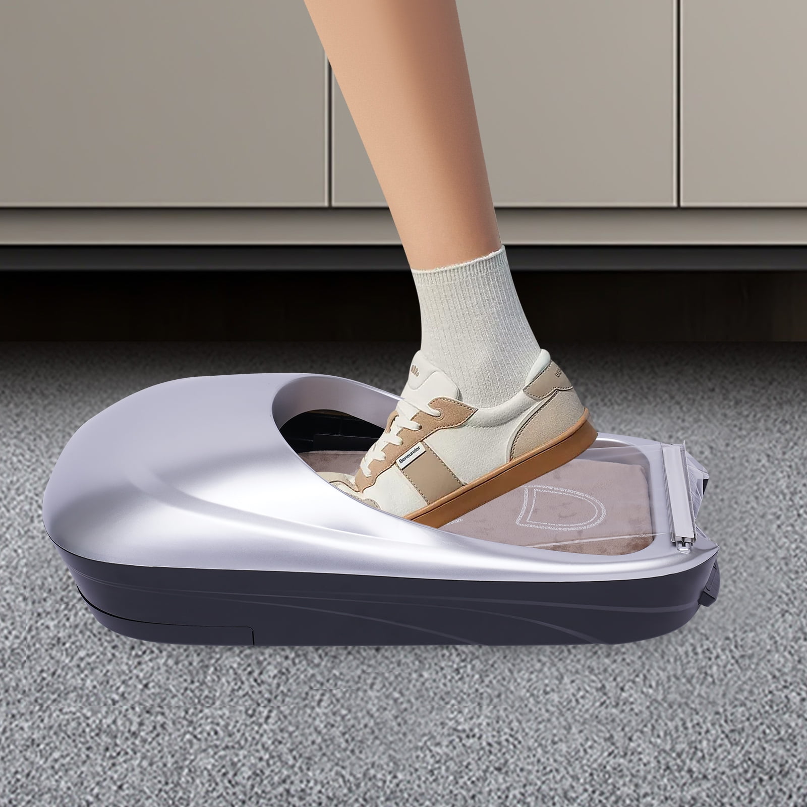 Automatic Shoe Cover Dispenser Shoe Wrapping Machine Portable ...