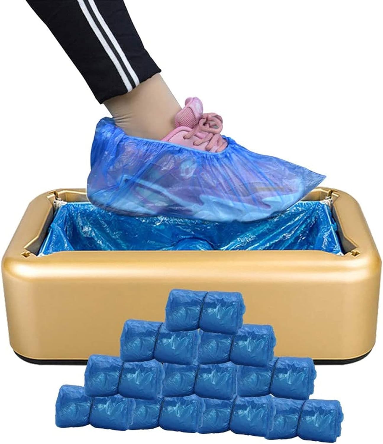 Miumaeov Automatic Shoe Film Machine-White Portable Disposable ...