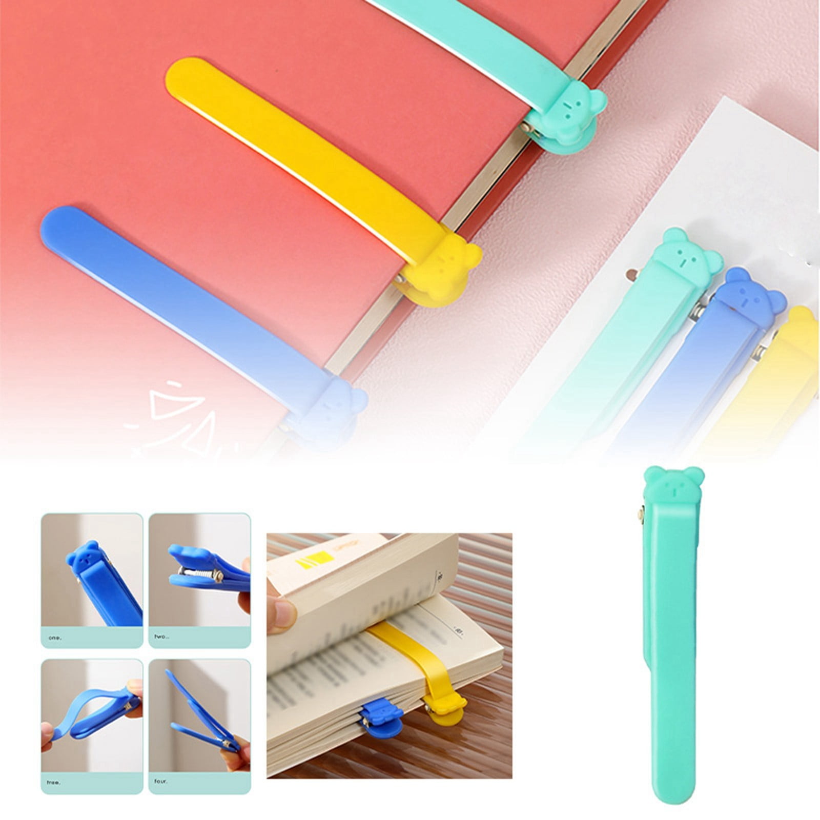 Automatic Silicone Bookmark - The Perfect Reading Companion - Walmart.com