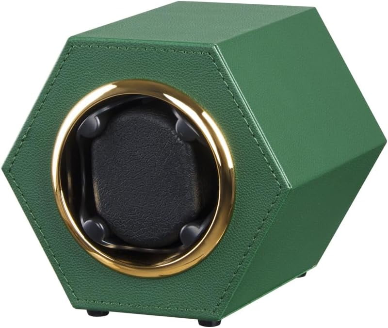 Automatic Single Watch Winder with Quiet Japanese Motor,Premium Leather ...