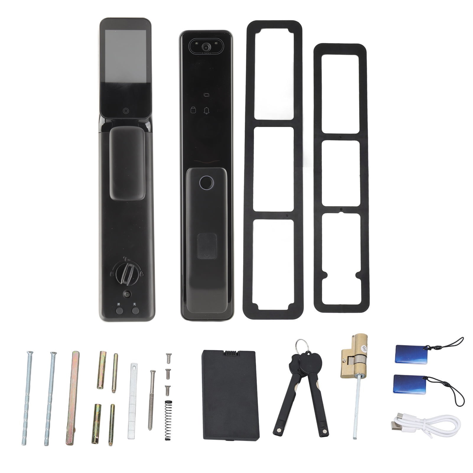 Automatic Smart Lock with Door Viewer Face Recognition Fingerprint ...