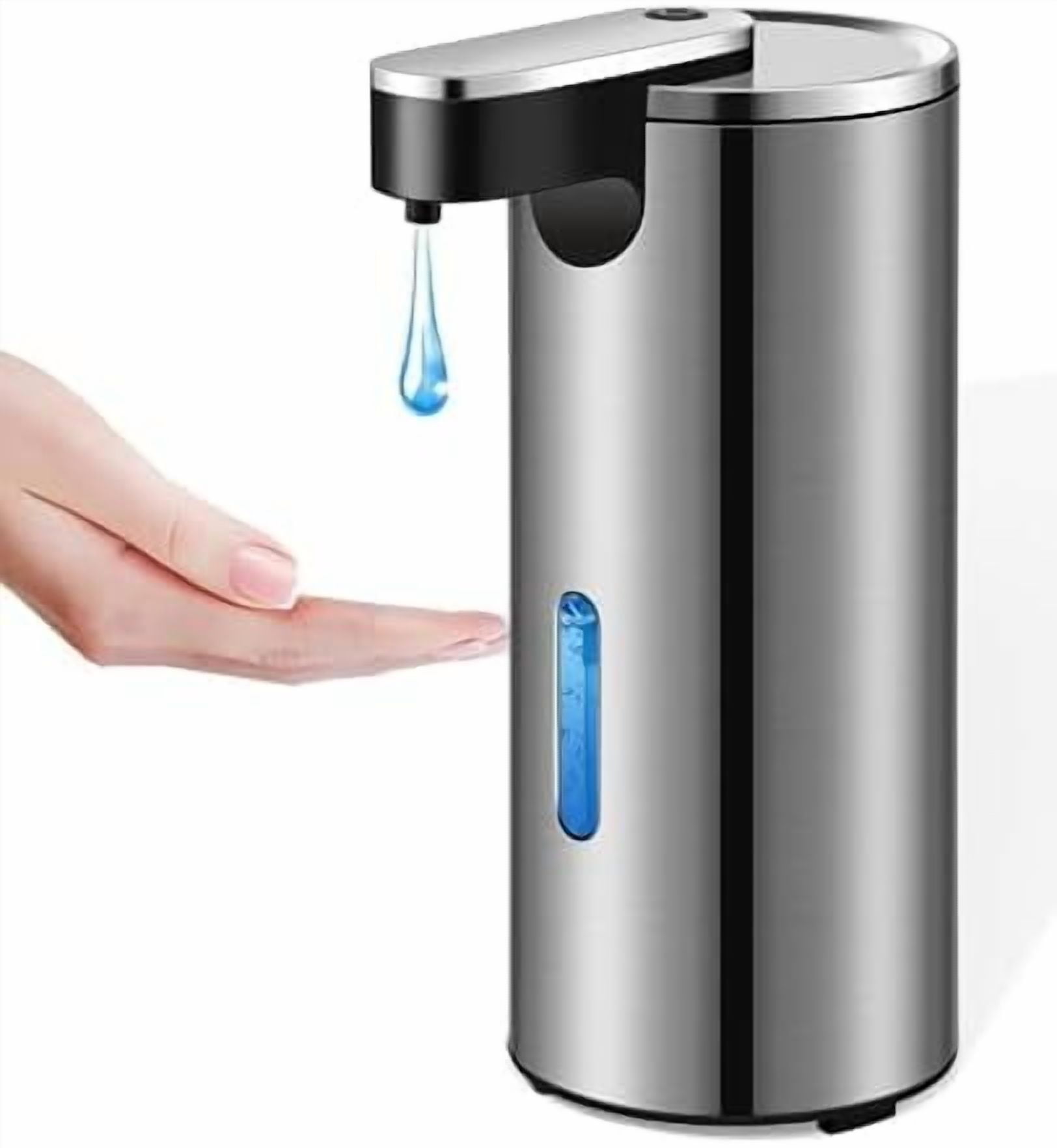 Automatic Soap Dispenser, 13.5oz/400ml Stainless Steel Touchless Soap ...