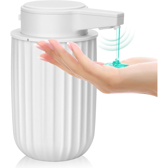 Automatic Soap Dispenser Liquid Touchless: 9oz Plastic White ...