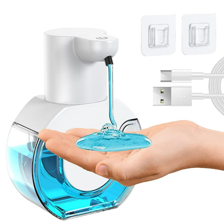 Automatic Soap Dispenser Rechargeable Touchless 14oz Electric Hand Sanitizer Dispenser Liquid Hand Soap Dispenser Pump with 4 Adjustable Soap Volume