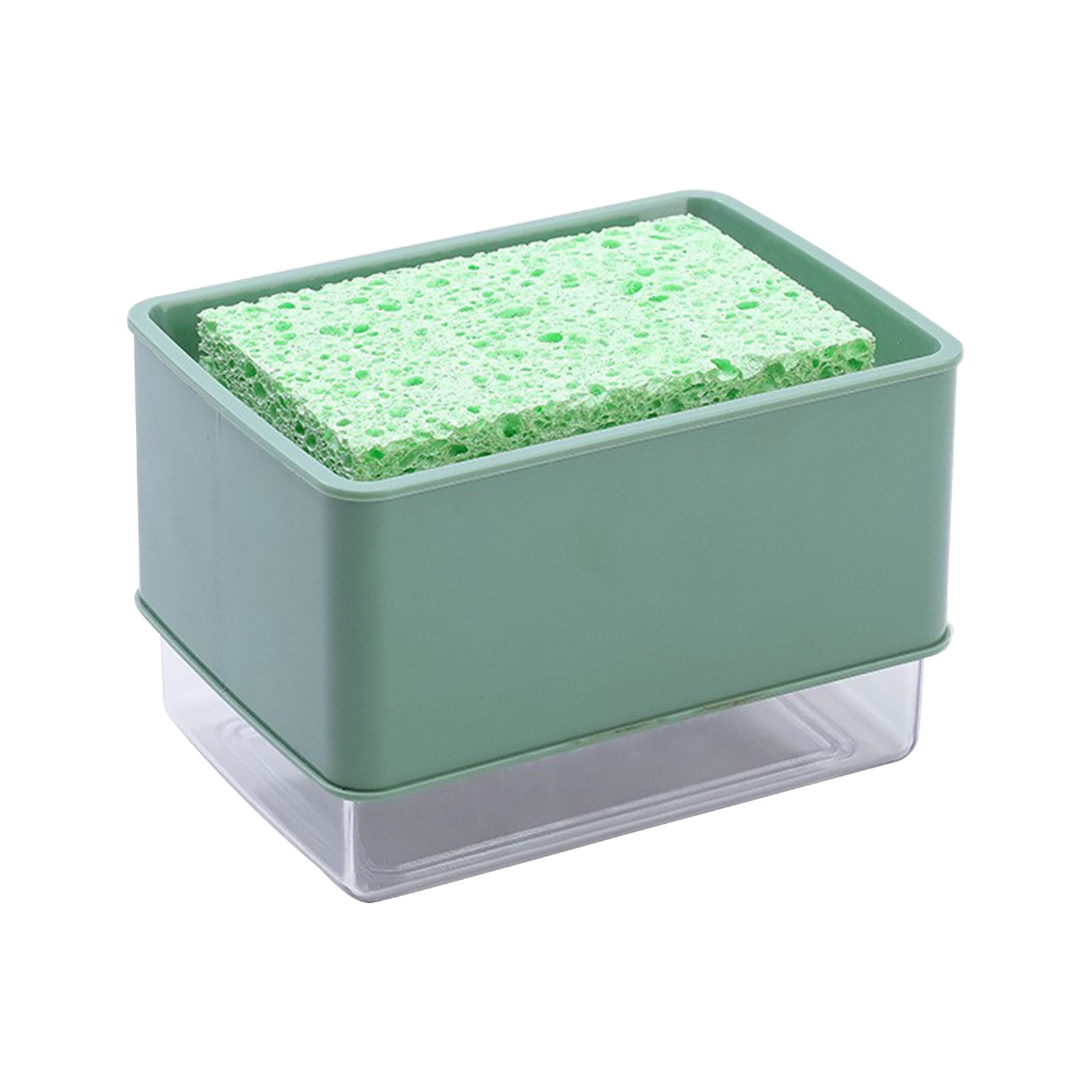 Automatic Soap Dispenser with Sponge Holder for Kitchen Counter ...