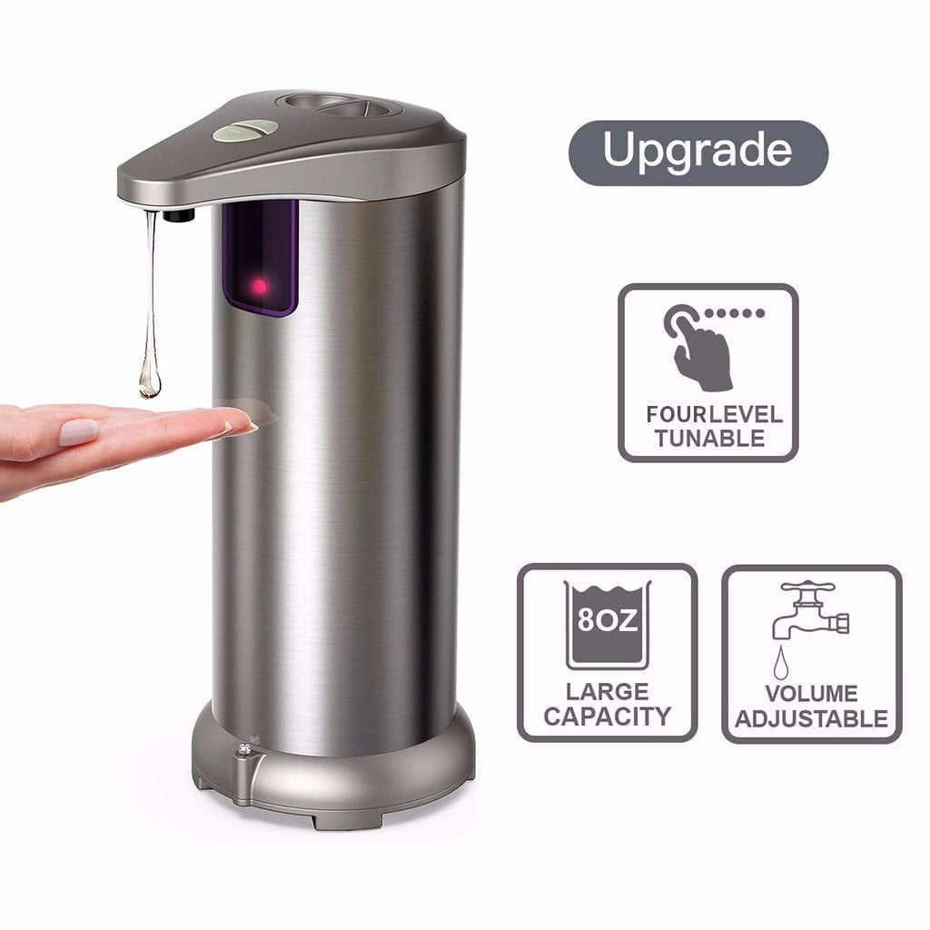 Automatic Soap Dispenser, Stainless Steel Touchless Soap Dispenser with ...