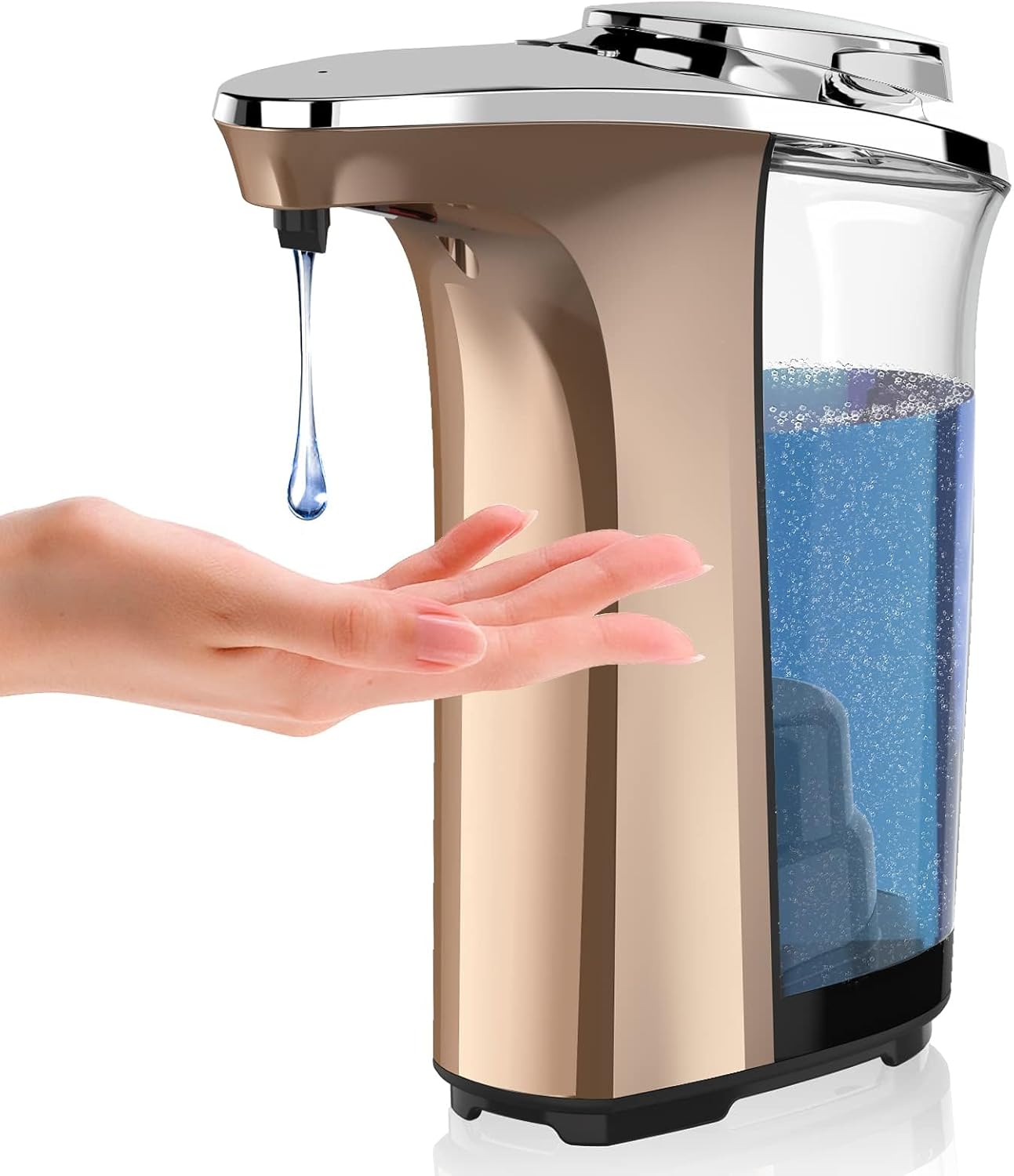 Automatic Soap Dispenser, Touchless 17oz/500ml with Upgraded Infrared ...