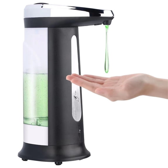 Automatic Soap Dispenser Touchless 400ml ABS Electroplating Smart Hands ...