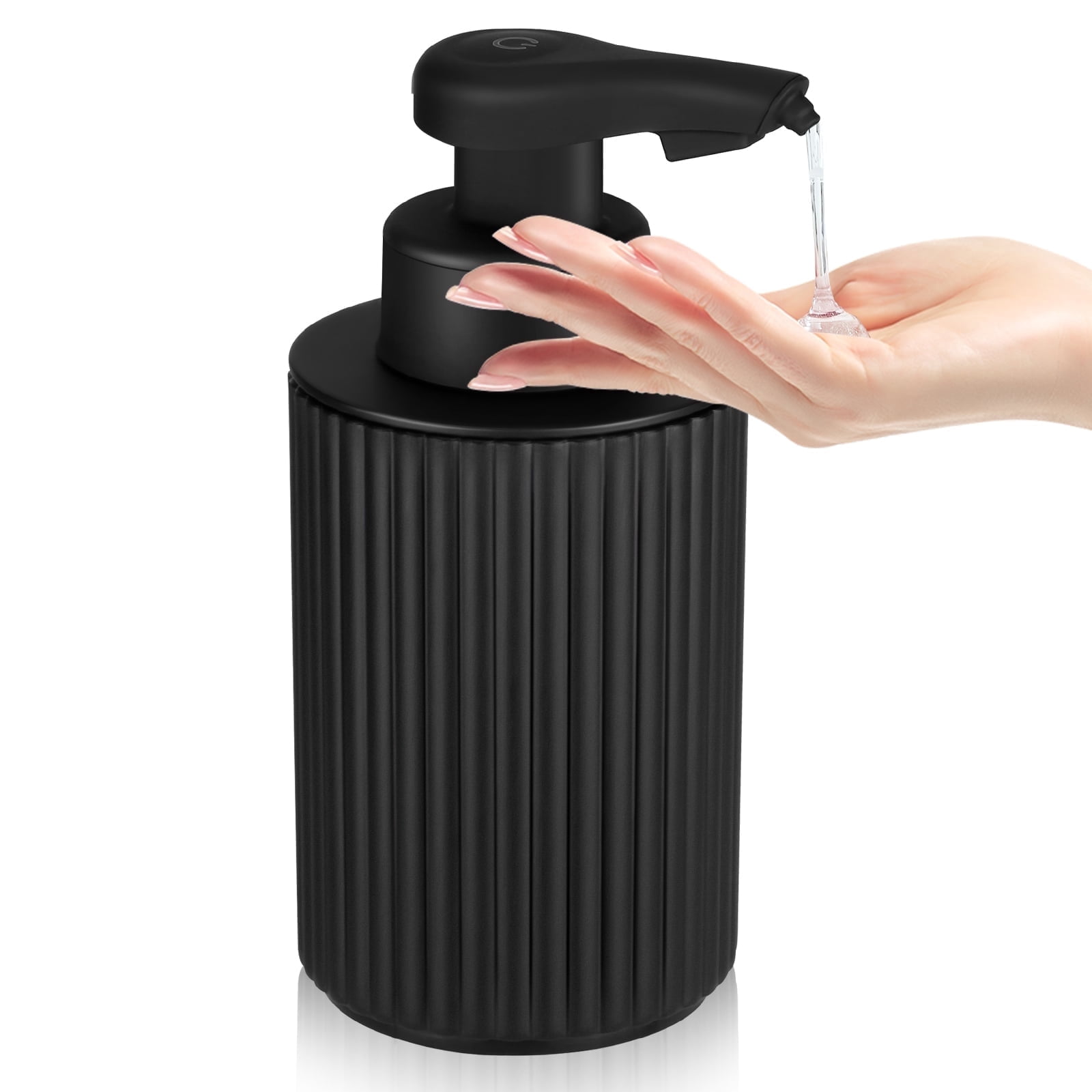 Phneems Automatic Soap Dispenser Liquid Touchless Black Plastic ...