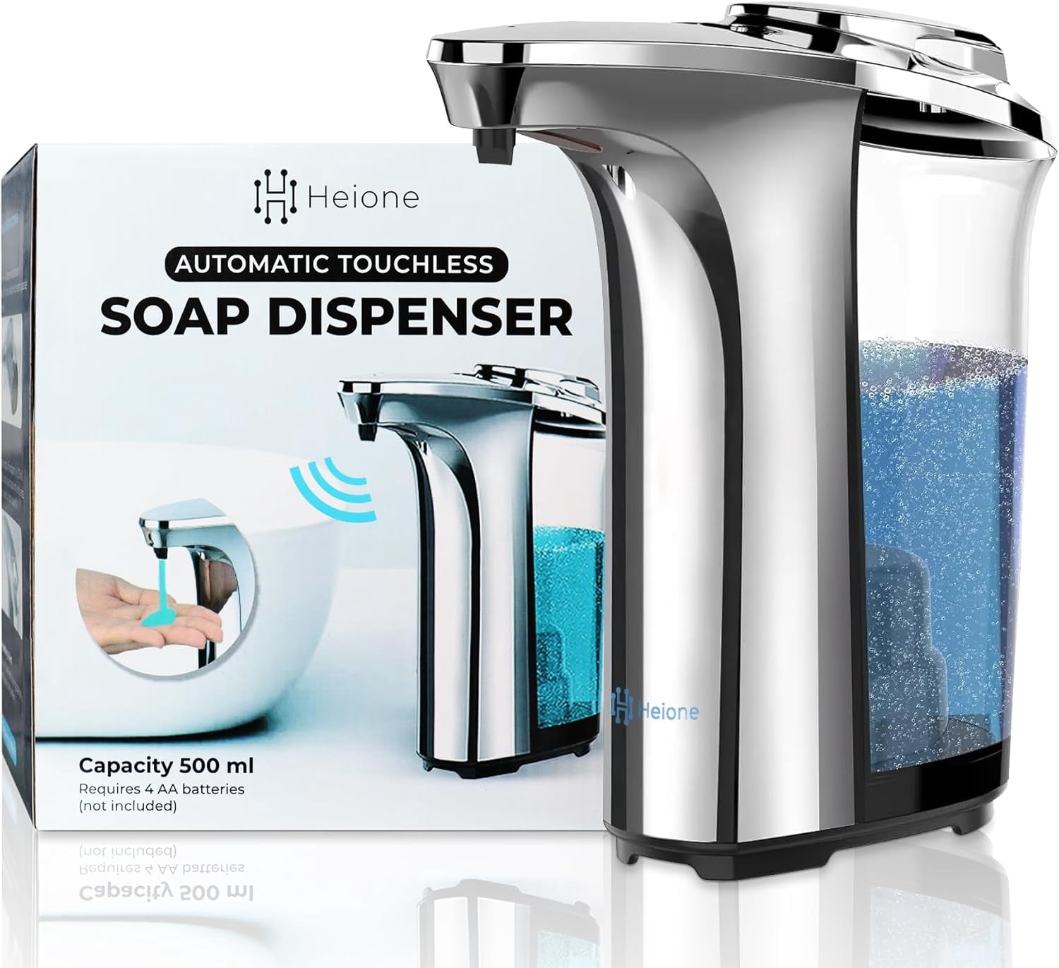 Automatic Soap Dispenser Touchless - Battery Operated Sensor Liquid ...