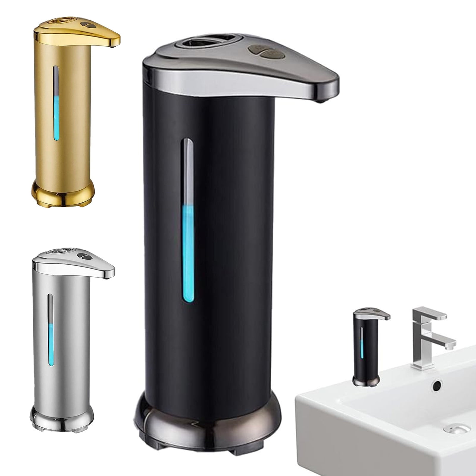 Automatic Soap Dispenser, Touchless Soap Dispenser, Stainless Steel ...