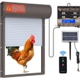 Automatic Solar Chicken Coop Door for Chickens 4 Program Modes Timer ...