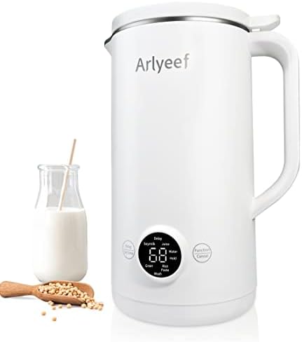 Automatic Soy Milk Maker, 20oz Homemade Nut/Almond/Oat/Coconut Plant ...