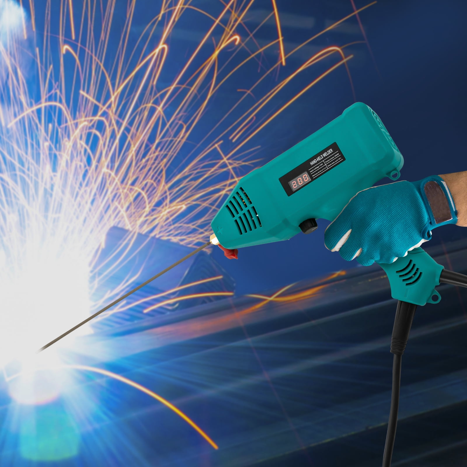 Automatic Spot Welder Handheld Welding Machine Kit Digital Arc Welder ...