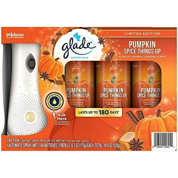 Automatic Spray Diffuser Kit Pluse 3 Refills Limited Edition PUMPKIN ...