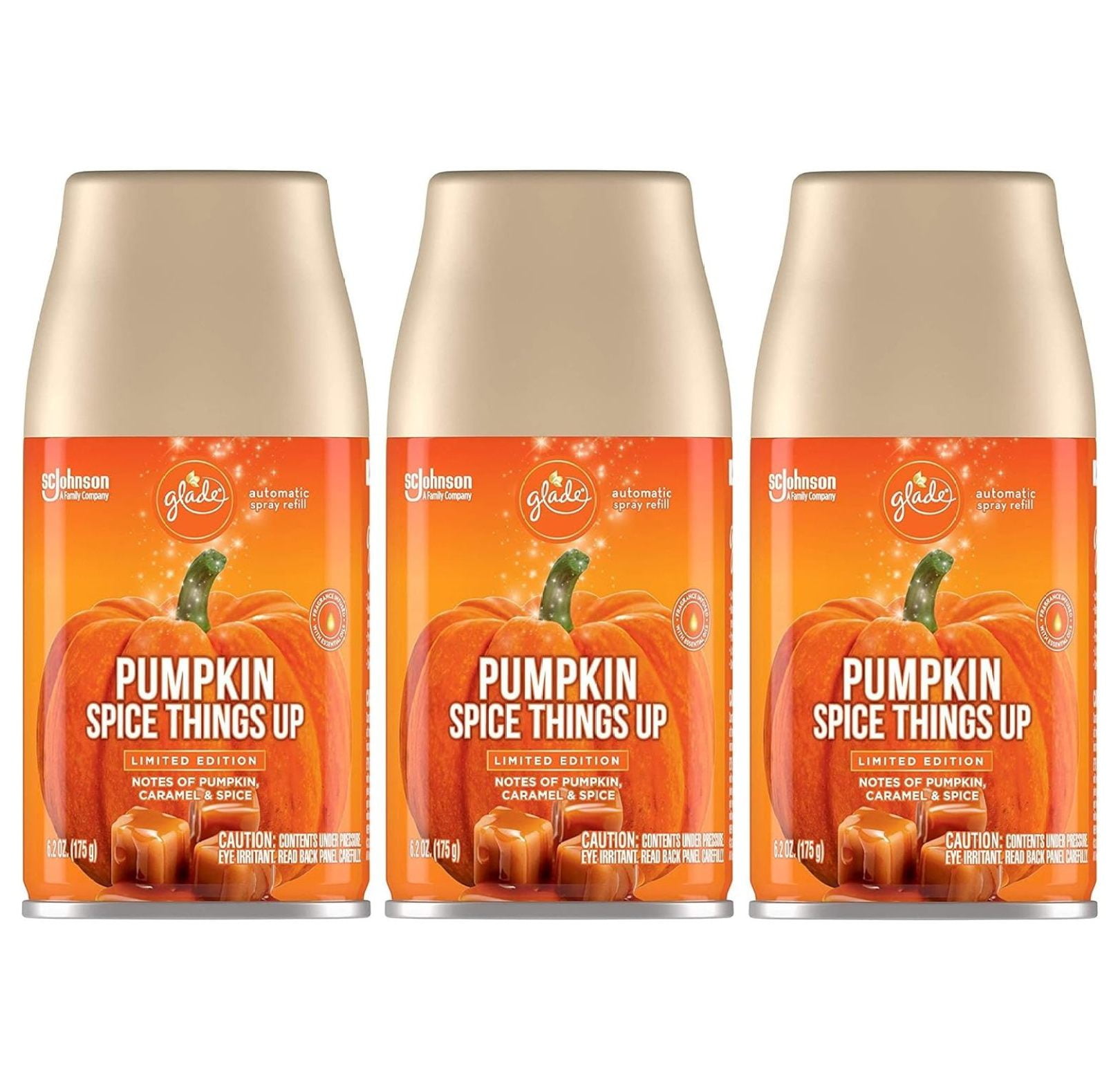Automatic Spray Refill - Pumpkin Spice Things Up - Holiday Collection 2020 - Net Wt. 6.2 OZ (175 ...