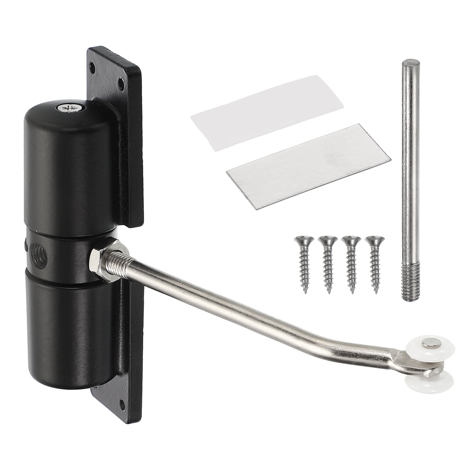 Automatic Spring Door Closer Adjustable 40 lbs Self-Closing Door Hinge ...