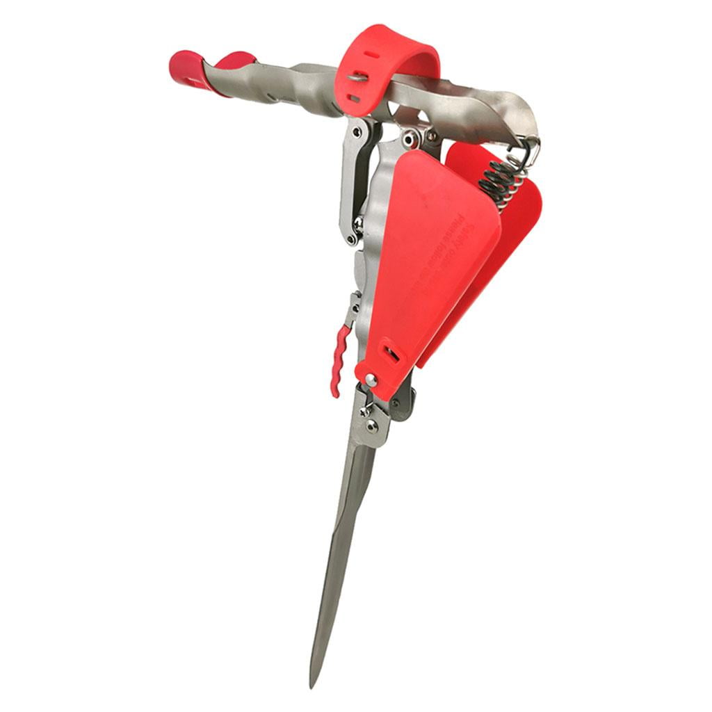 Automatic Spring Fishing Rod Holder Stainless Steel Fishing Pole Double ...