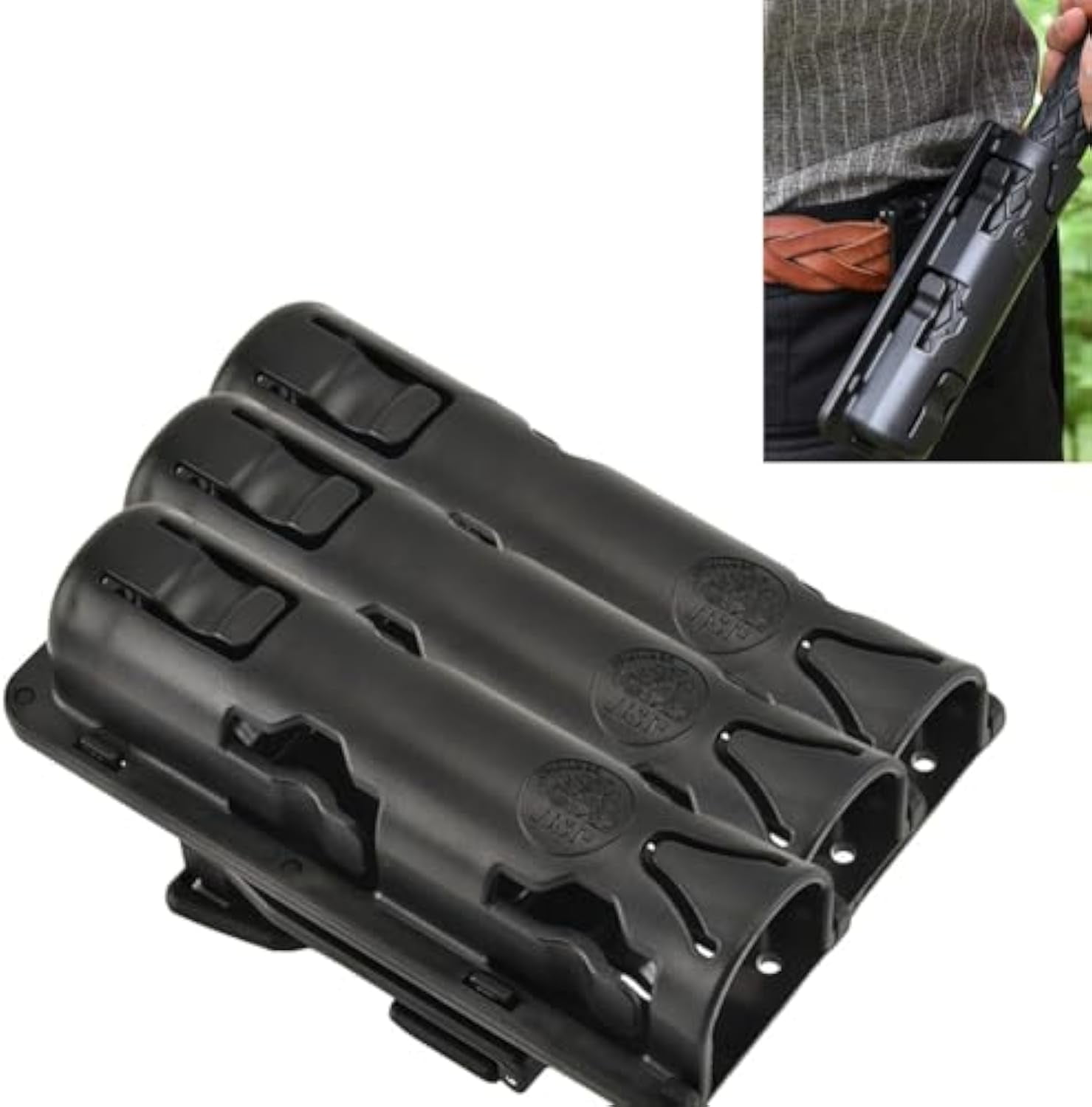 Automatic Spring Stick Waist Clip,Durable Belt Attachment Clip,Hands ...