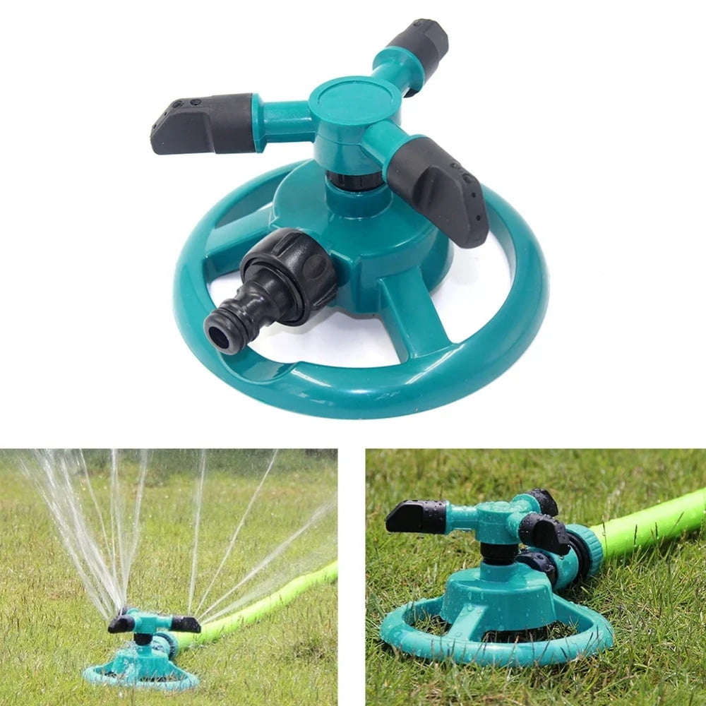 Automatic Sprinkler Garden Watering Sprayer 360 Degree Rotating Water ...