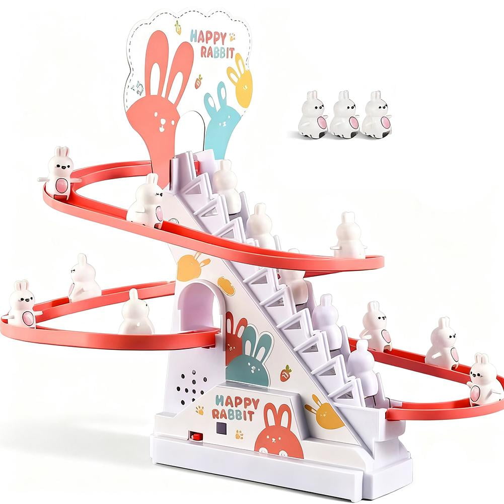 Automatic Stair Climbing Electric Toy Childrens Track Puzzle Toy Slide ...