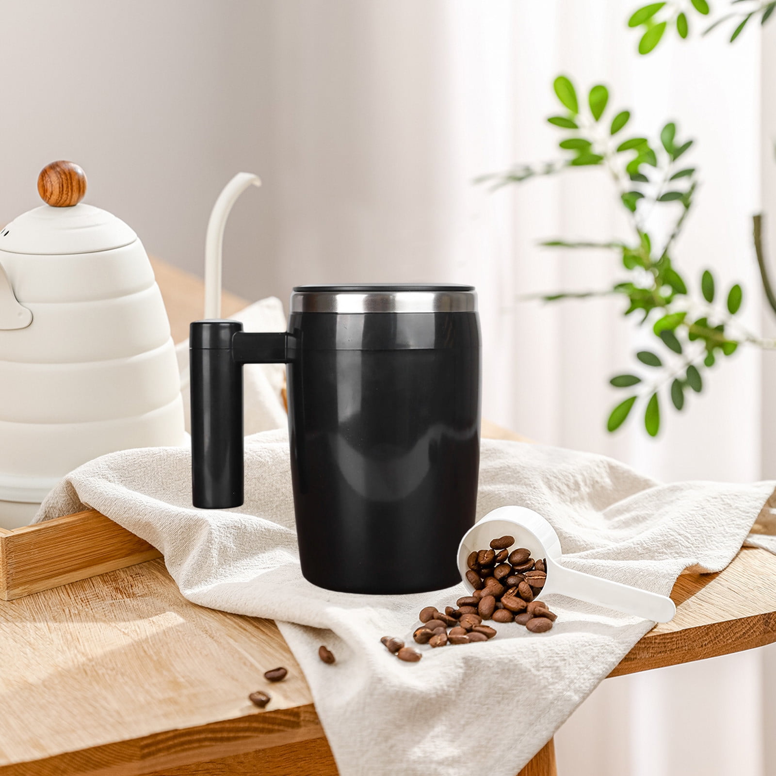 Automatic Stirring Coffee Cup 14oz | Upgraded Self Mixing Stainless ...