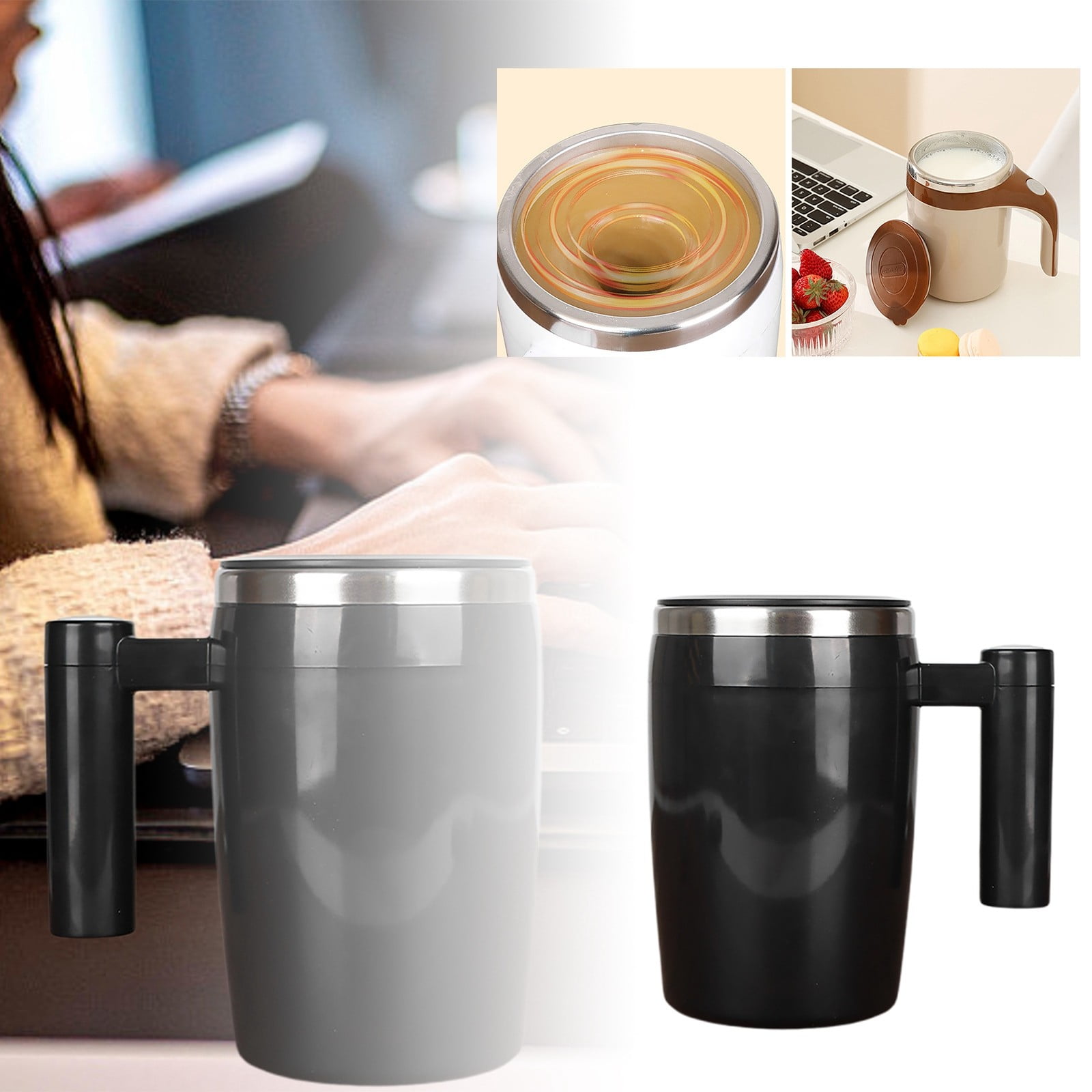 Automatic Stirring Coffee Cup 2025 New Rechargeable Self Stirring Cup ...